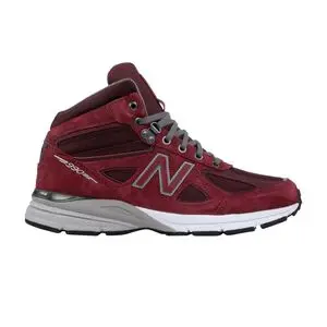 NEW BALANCE 990v4 Mid Made In Usa 'burgundy - Red