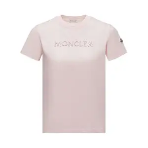 Moncler Short Sleeve T-shirt - Pink