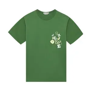 JW Anderson Scattered Letters T-shirt - Green