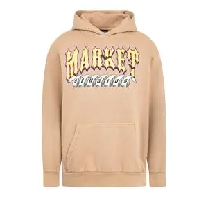 MARKET No Guts No Glory Hoodie Gambling Style 'burro - Brown