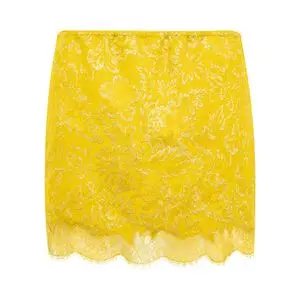 Saint Laurent Jupe 'jaune Acide