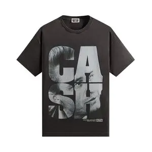 Kith Records For Johnny Cash Rock N Roll Vintage Tee - Black