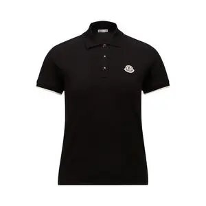 Moncler Short-sleeve Polo - Black