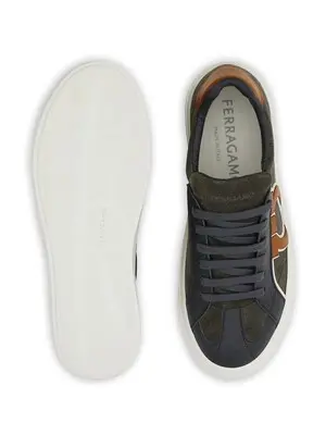FERRAGAMO Gancini Thor 3 Sneakers - Grey