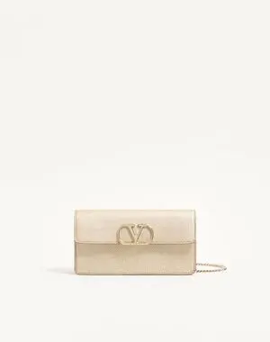 Valentino Garavani Textured Wallets For Women