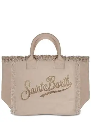 MC2 SAINT BARTH 100% Cotton Handbag - Beige
