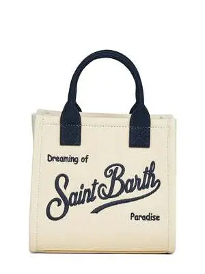 MC2 SAINT BARTH Mini Leather Bag For - Ivory