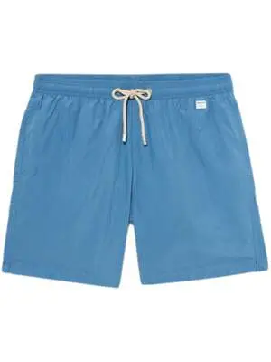MC2 SAINT BARTH Blue Swim Shorts With Drawstring Waist - Light Blue