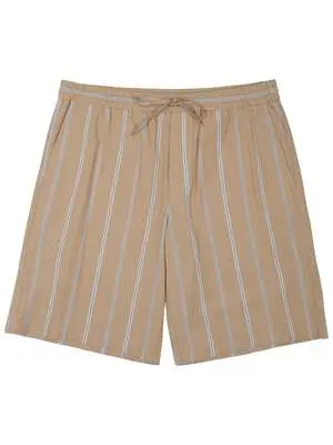 PAOLO PECORA MILANO Cotton Shorts Made In Italy - Beige