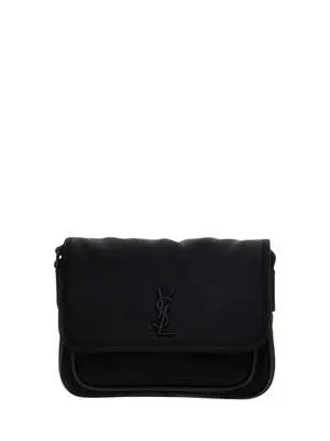 Saint Laurent Niki Small Messenger In Econyl - Black