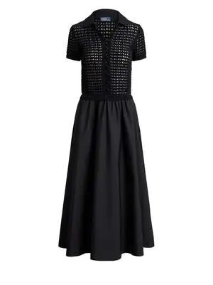 Ralph Lauren Crochet Knit Polo Dress