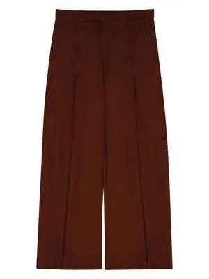 OSCAR THE COLLECTION 100% Viscose Trousers - Brown