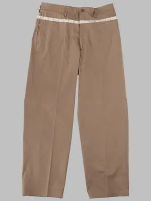 MAISON MARGIELA 100% Cotton Trousers Made In Italy - Multicolour