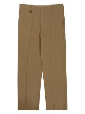 PAOLO PECORA MILANO Stretch Cotton Trousers - Beige