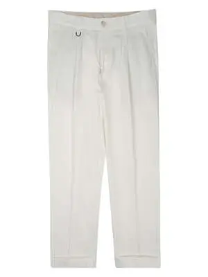 PAOLO PECORA MILANO Stretch Cotton Trousers - White