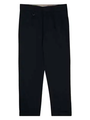 PAOLO PECORA MILANO Slim-fit Trousers In Cotton-blend With Stretch - Blue