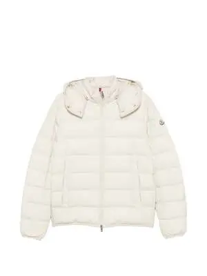 Moncler Down Hooded Coat With Detachable Hood And Elastic Cuffs