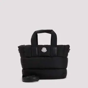 Moncler Mini Caradoc Tote Handbag - Black