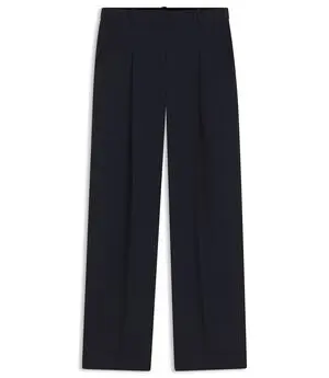 BOSS Regular-fit Pants In Pinstripe Stretch Crepe - Patterned