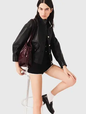 Maje Leather Jacket
