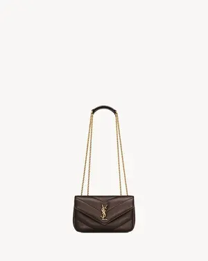Saint Laurent Loulou Mini Bag - Deep Hickory