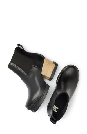 Sorel Roam'n Chelsea Platform Boot - Black/gum