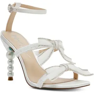 Betsey Johnson Sammy Ankle Strap Sandal - Ivory