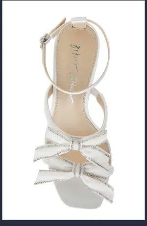 Betsey Johnson Sammy Ankle Strap Sandal - Ivory