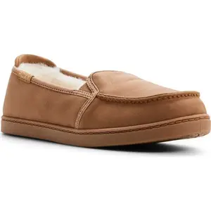 Roxy Minnow Faux Shearling Lined Mule - Tan
