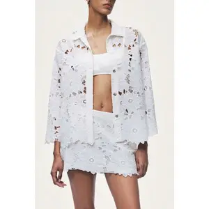 NOCTURNE Floral Broderie Jacket