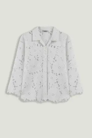 NOCTURNE Floral Broderie Jacket