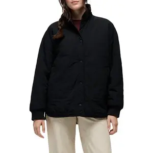 Prana Encinitas Reversible Coat - Black/black
