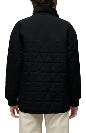 Prana Encinitas Reversible Coat - Black/black