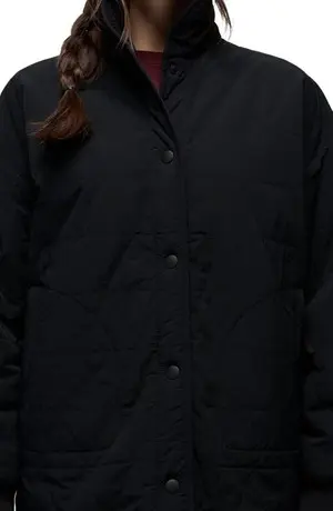 Prana Encinitas Reversible Coat - Black/black