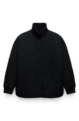 Prana Encinitas Reversible Coat - Black/black