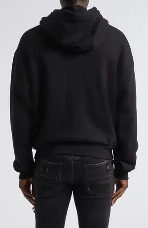 Amiri Relaxed Cotton French Terry Zip-up Hoodie