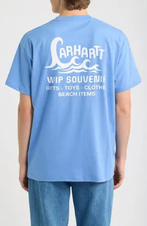 Carhartt Work In Progress Waves Organic Cotton Graphic T-shirt