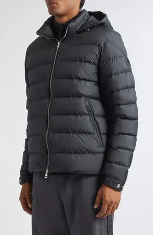Moncler Arneb Down Puffer Jacket With Removable Hood