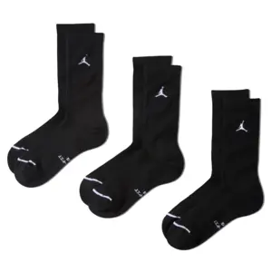 JORDAN Everyday Crew Socks - Black