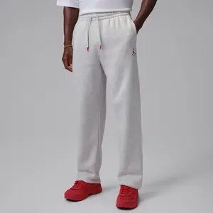 JORDAN Brooklyn Statement Fleece Open-hem Pants
