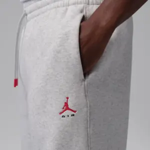 JORDAN Brooklyn Statement Fleece Open-hem Pants