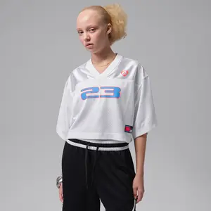 JORDAN Brooklyn Jersey Top - White