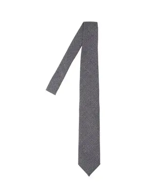LARDINI Lardini Virgin Wool Neck Tie Gray