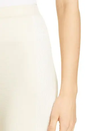 St. John Placed Engineered Stripe Knit Pants