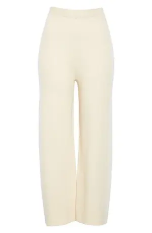 St. John Placed Engineered Stripe Knit Pants