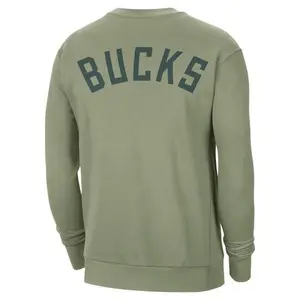 JORDAN BRAND Milwaukee Bucks Statement Edition Heavyweight Pullover Sweatshirt