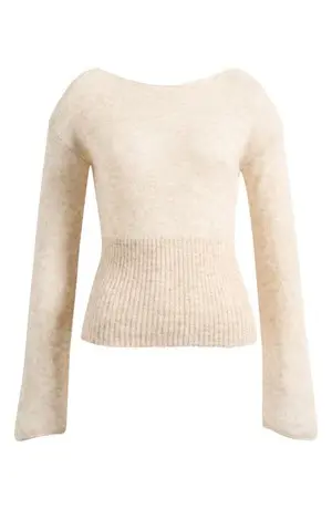 REFORMATION Soren Sheer Alpaca Blend Sweater