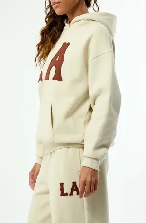 PACSUN La Relaxed Fit Cotton Blend Hoodie