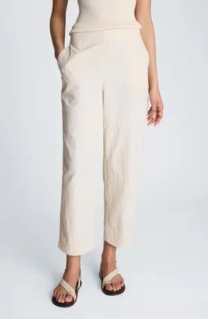 KENNETH COLE Barrel Leg Pull-on Nylon Pants
