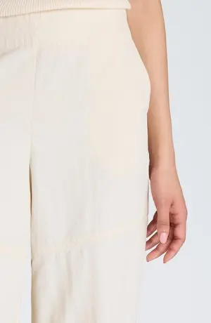 KENNETH COLE Barrel Leg Pull-on Nylon Pants